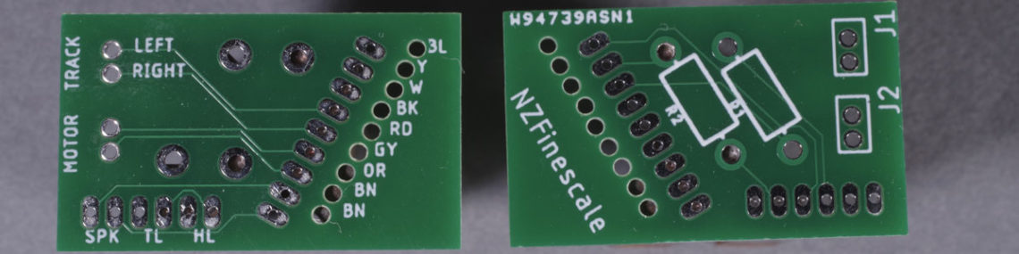 DCC adapter board – NEW ZEALAND FINESCALE